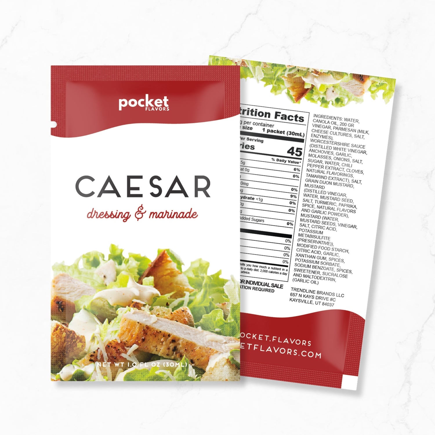 Low-Calorie Greek Dressing Packets | Pocket Flavors