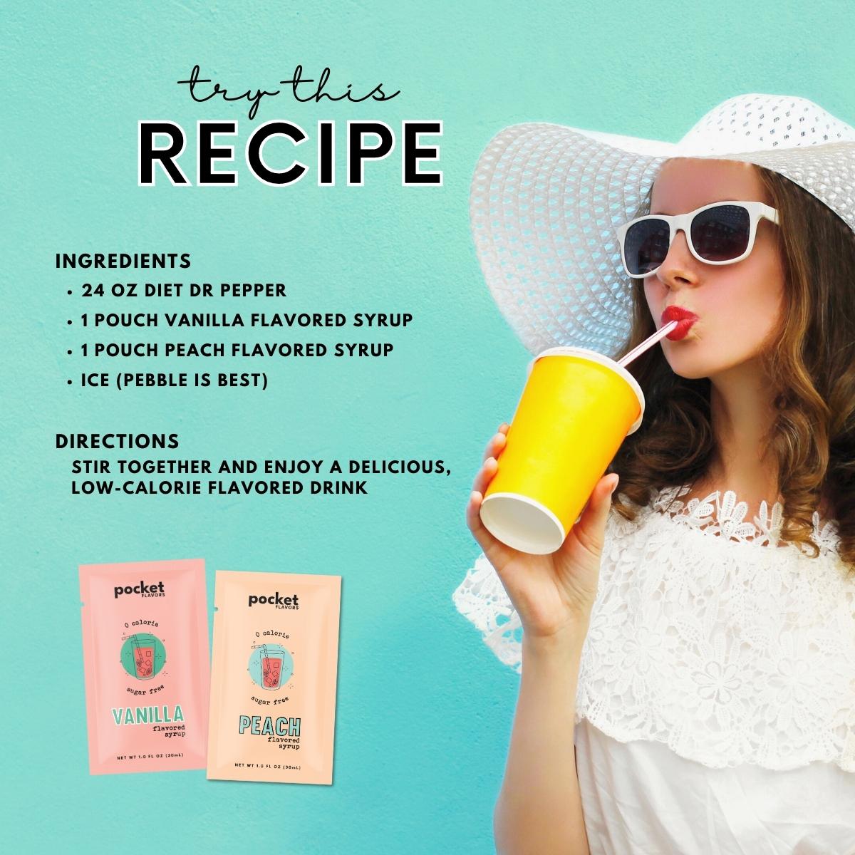 Vanilla Flavored Syrup Packets